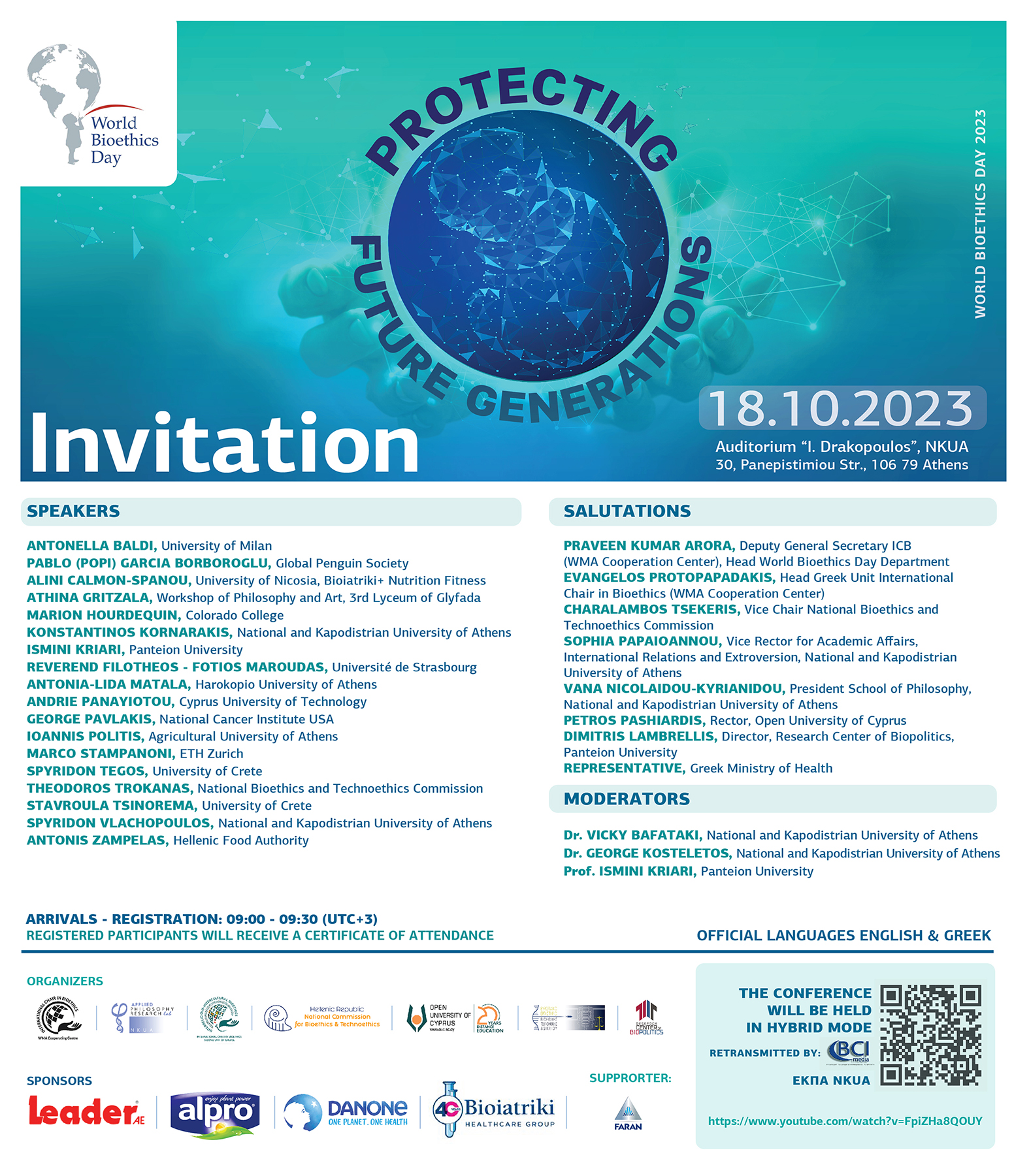 World Bioethics Day - International Hybrid Conference “Protecting ...